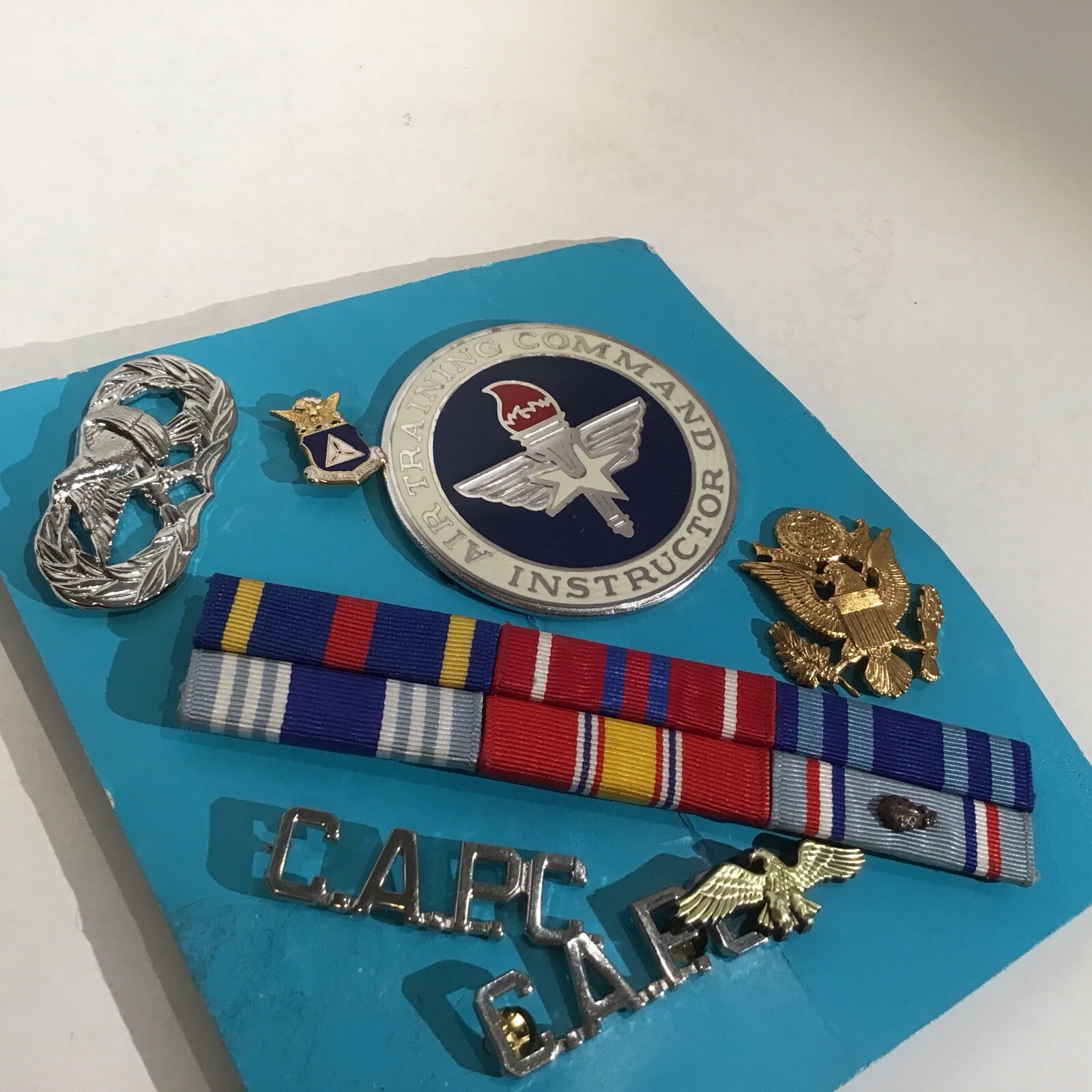 USAF AIR Space Command Badges and Pins-Lot Of 8 Vintage | eBay