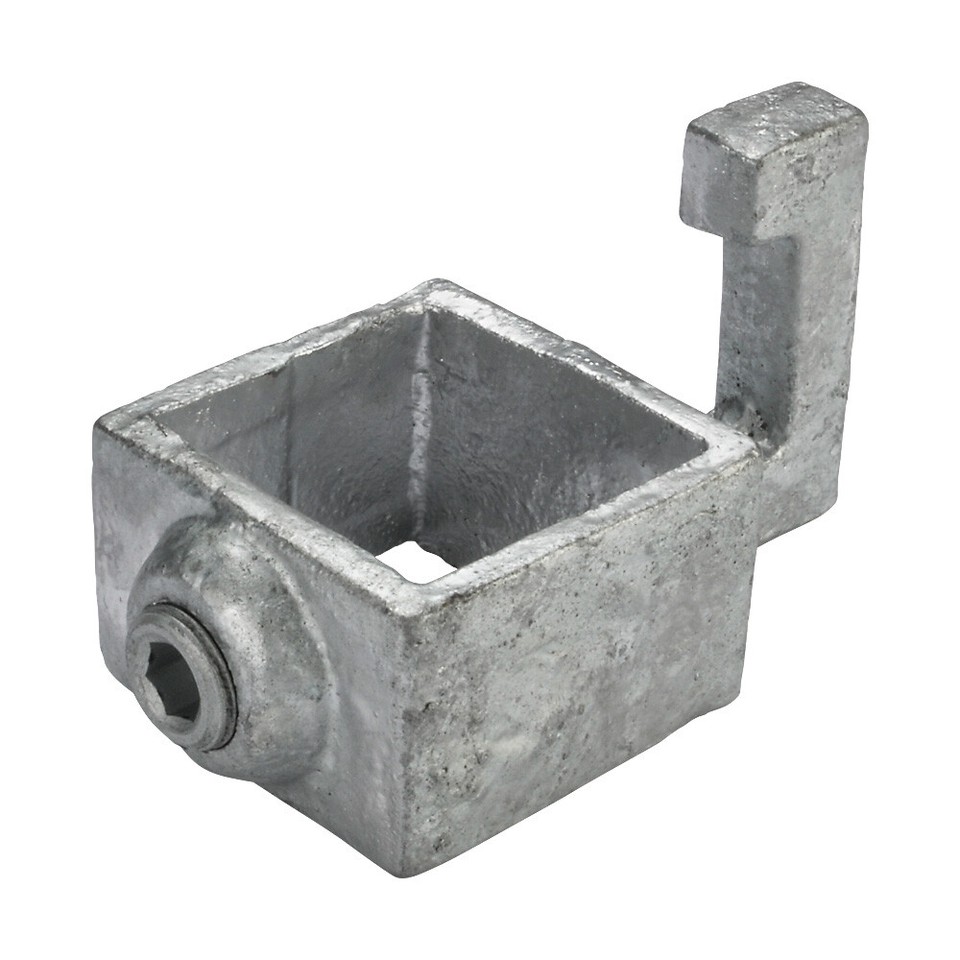 Industrial Handrail Galvanised Mild Steel Square Key Clamp Fittings Box ...