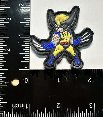 Wolverine marvel xmen pvc rubber morale ranger eye patch Edc | eBay