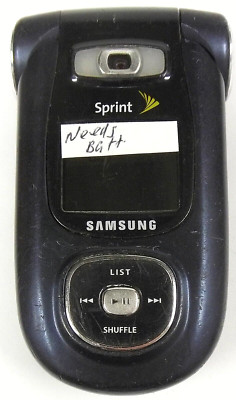 Samsung SPH-A920 - Blue ( Sprint ) Very Rare Cellular Flip Phone - READ ...