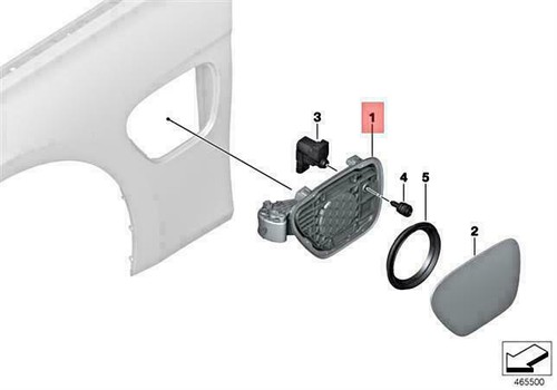 BMW F30 330E SEDAN COVER HOUSING CHARGING SOCKET 51177368306 NO DUTY TO ...