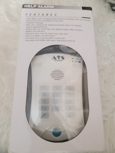 ATS Cares Life Guardian HELP Dialer 700 Emergency Alert System. Open ...
