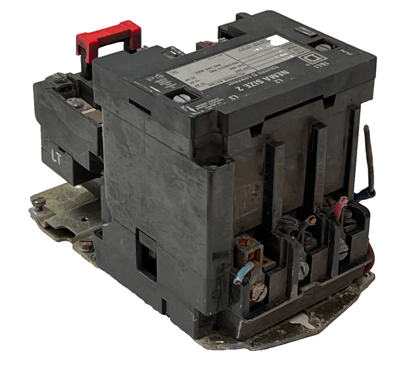 SQUARE D SIZE 2 MOTOR STARTER 600 VAC 25 HP 120V COIL 8536 SDG1 ...