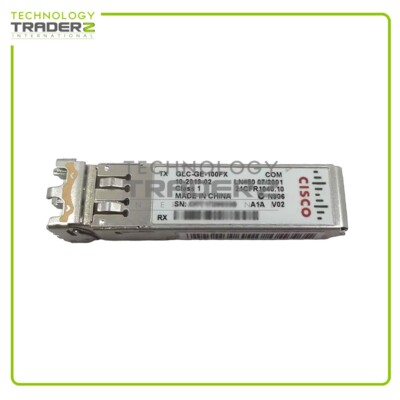 ** GLC-GE-100FX Cisco 100Base-FX Multi-Mode 1310nm SFP Transceiver ...