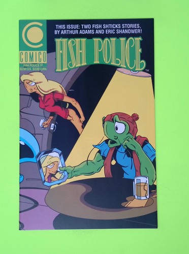 The Fish Police #17 Vol. 2 1989 Comico Comics High Grade Comic Book W80 ...