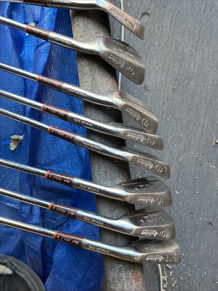 Spalding Registered Top Flite Tournament Model Iron Set 2-9 Right Steel ...