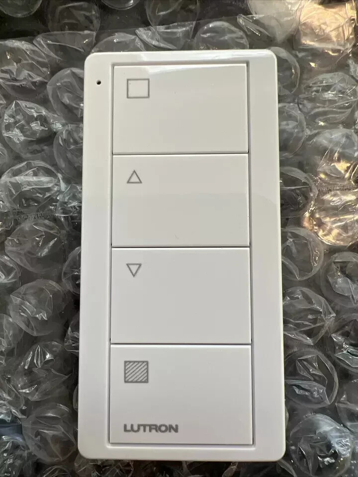 Lutron PJ2-4B-GWH-S01 PICO SHADES WIRELESS KEYPAD 4 BUTTON WHITE NEW ...