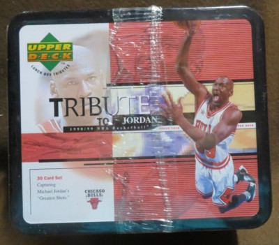 1999 UPPER DECK TRIBUTE MICHAEL JORDAN SEALED LUNCH BOX | eBay