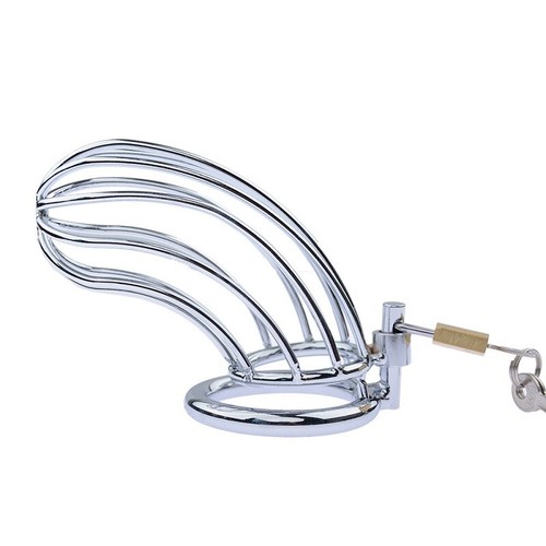 Cage for Men Locking Belt Large Male Metal Chastity Device Long | eBay