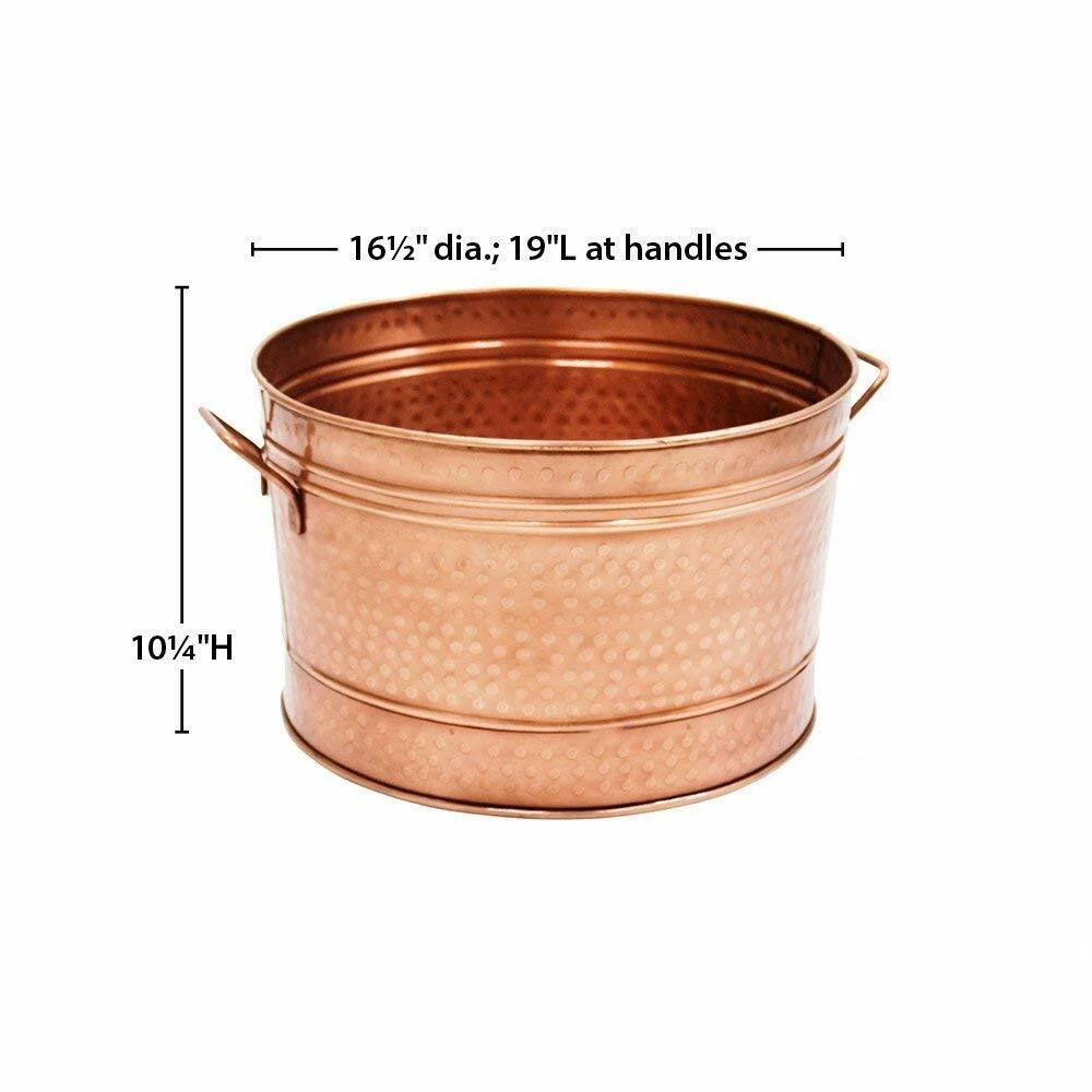 Copper Wood Bin