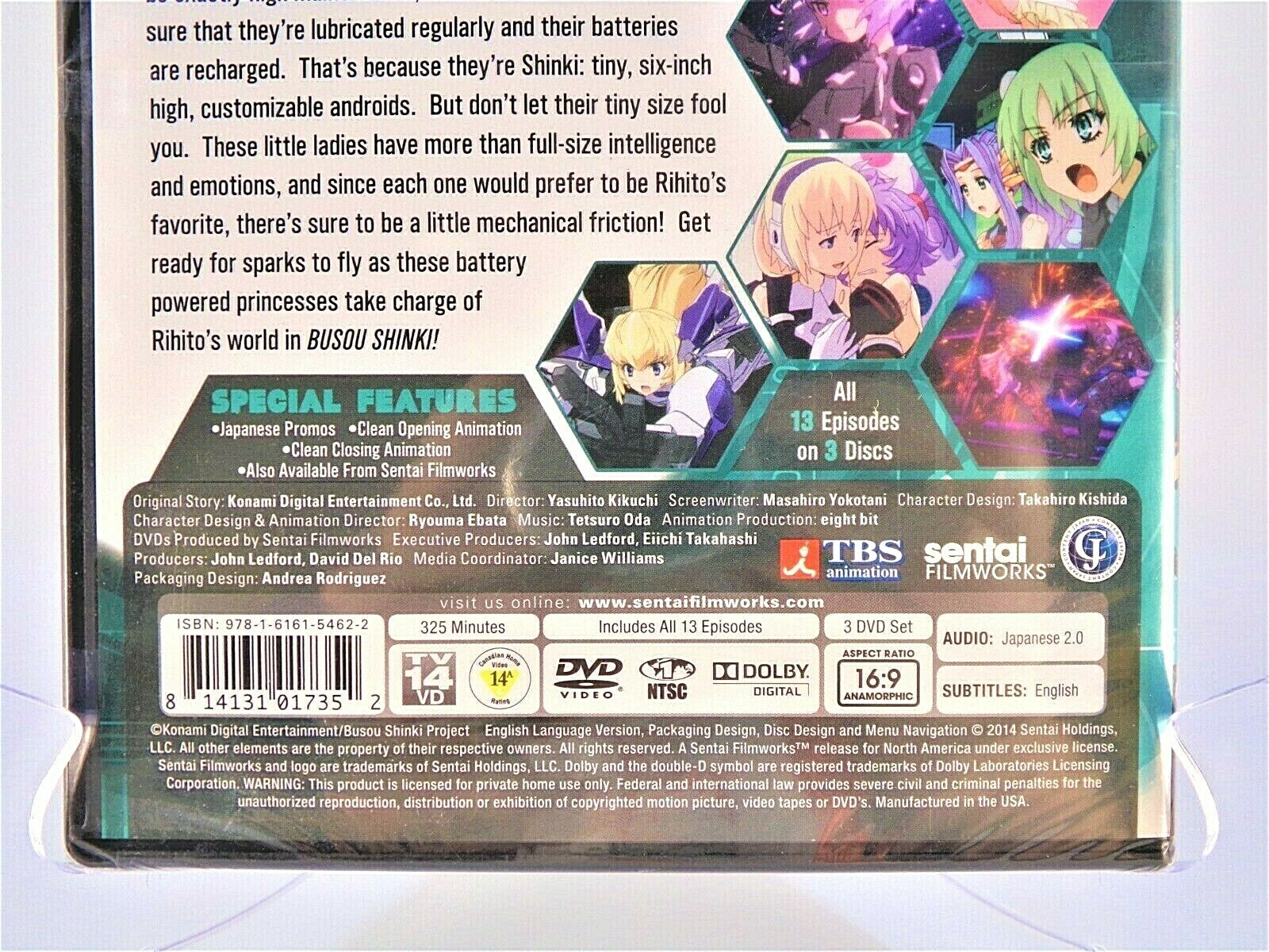 Busou Shinki: Complete Anime Collection (DVD, 2014, 3-Disc Set) BRAND ...