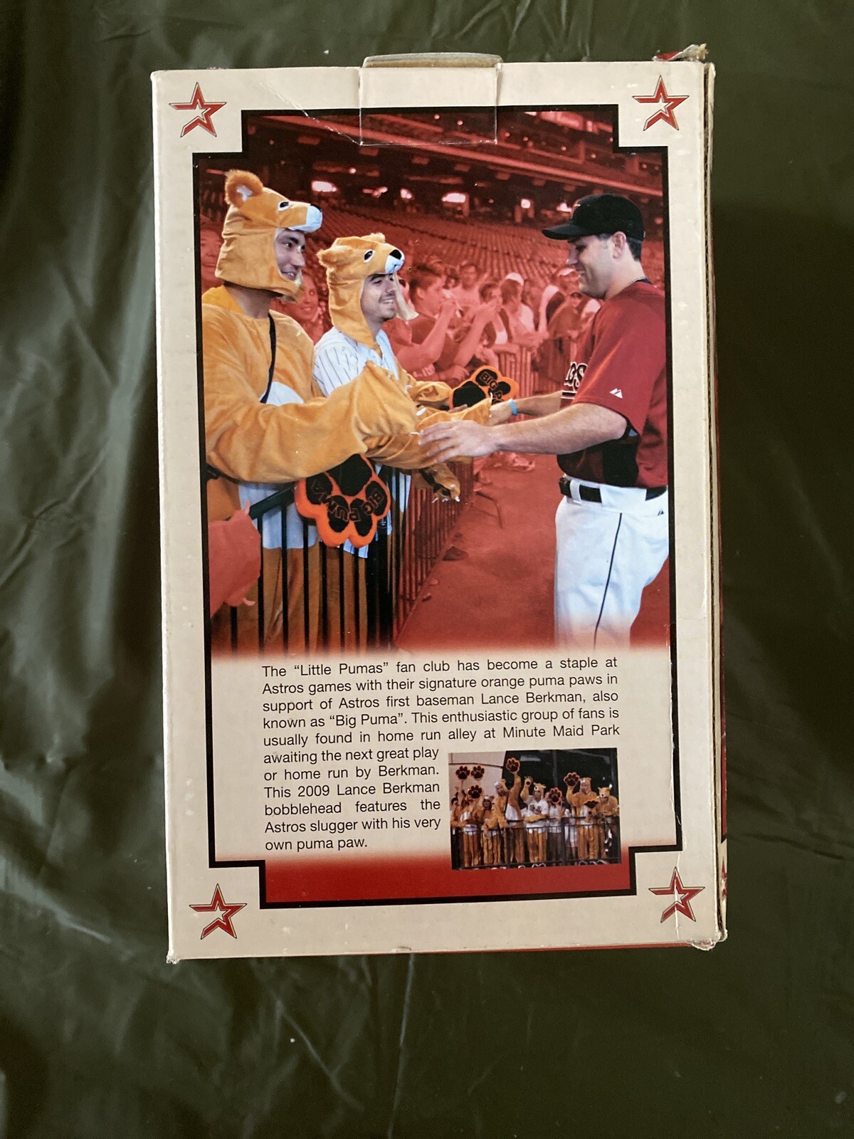 Lance Berkman BIG PUMA Astros 2009 Bobblehead CITGO BOX | eBay