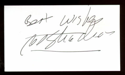 Rod Strachan Olympic Swimmer signed autograph auto 2x3.5 note card | eBay