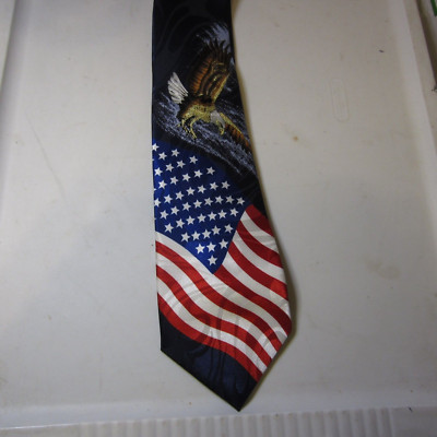 Steven Harris Men's Tie Red White Blue Stars Stripes Patriotic America ...