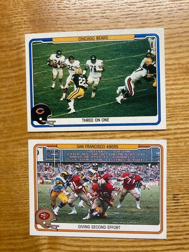 1982 FLEER ACTION COMPLETE FOOTBALL SET NRMT-MT | eBay