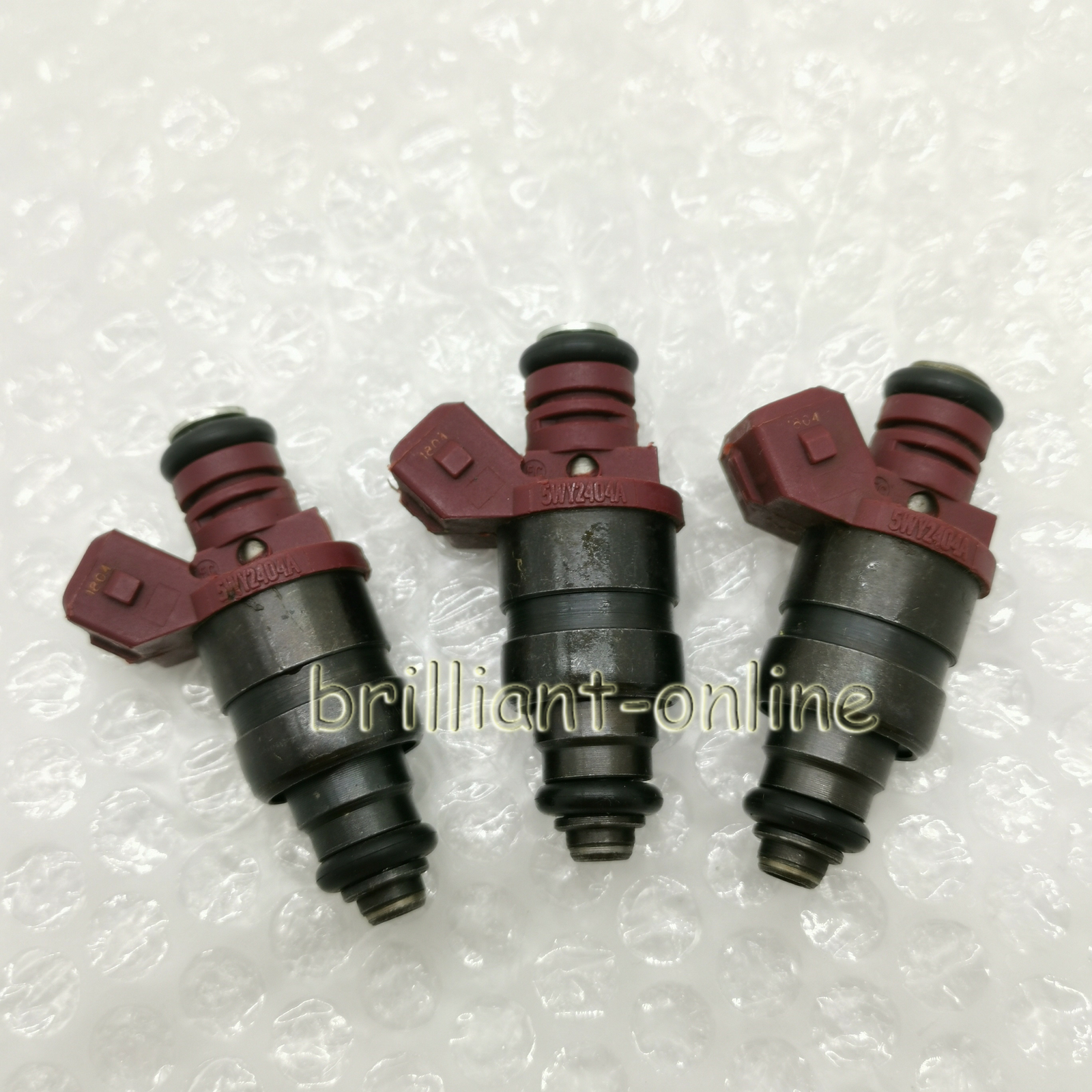 3Pcs Fuel Injectors Fits for John Deere 825i Gator 3 Cylinder MIA11720 ...