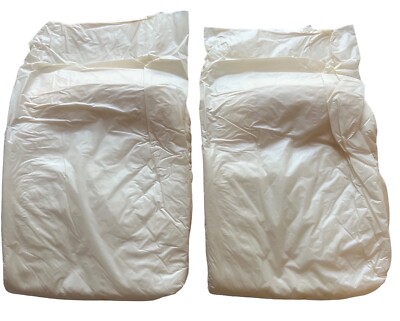 Vintage Plastic Backed Adult Diaper Nappies Lg XL Double Tape Set Of 2 ...