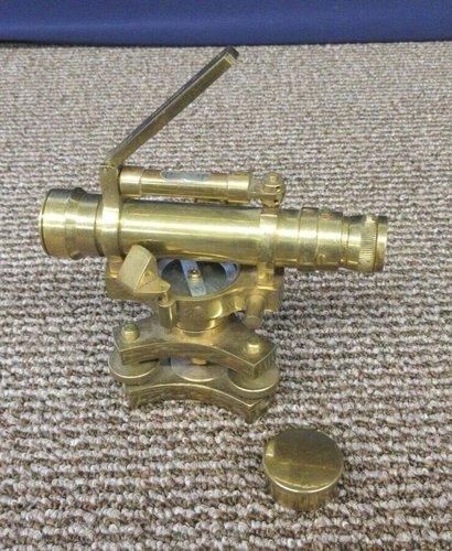 Stanley London Dumpy Surveyor's Level Transit Theodolite Scope Brass ...
