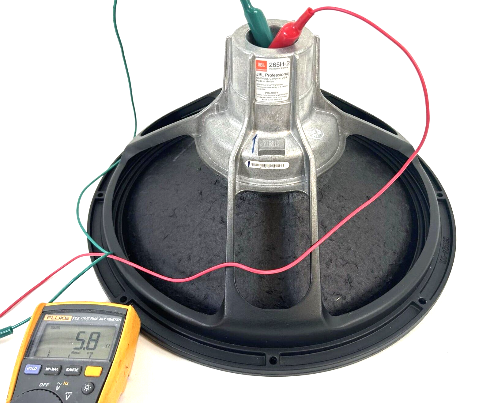 JBL Pro Model 265H-2 / 15" 400W Neodymium LF Subwoofer Speaker NR MINT ...