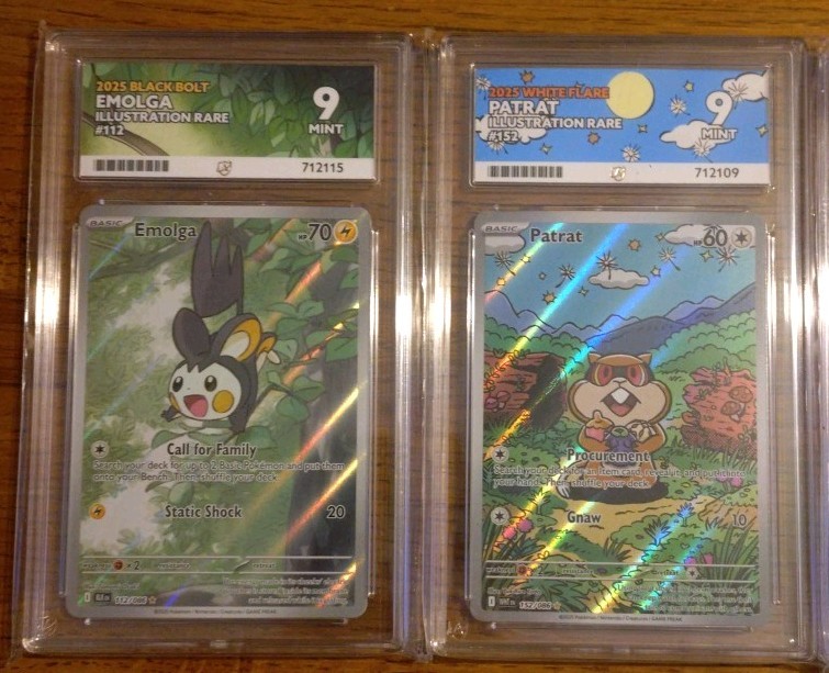 Bundle Of Ace Graded 9 Cards Including Eevee 2025 Pokémon Day Promo ...