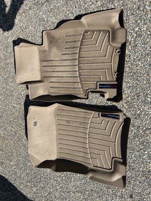 WeatherTech Tan Floor Mats for Car Front And Rear Seats All-Weather ...