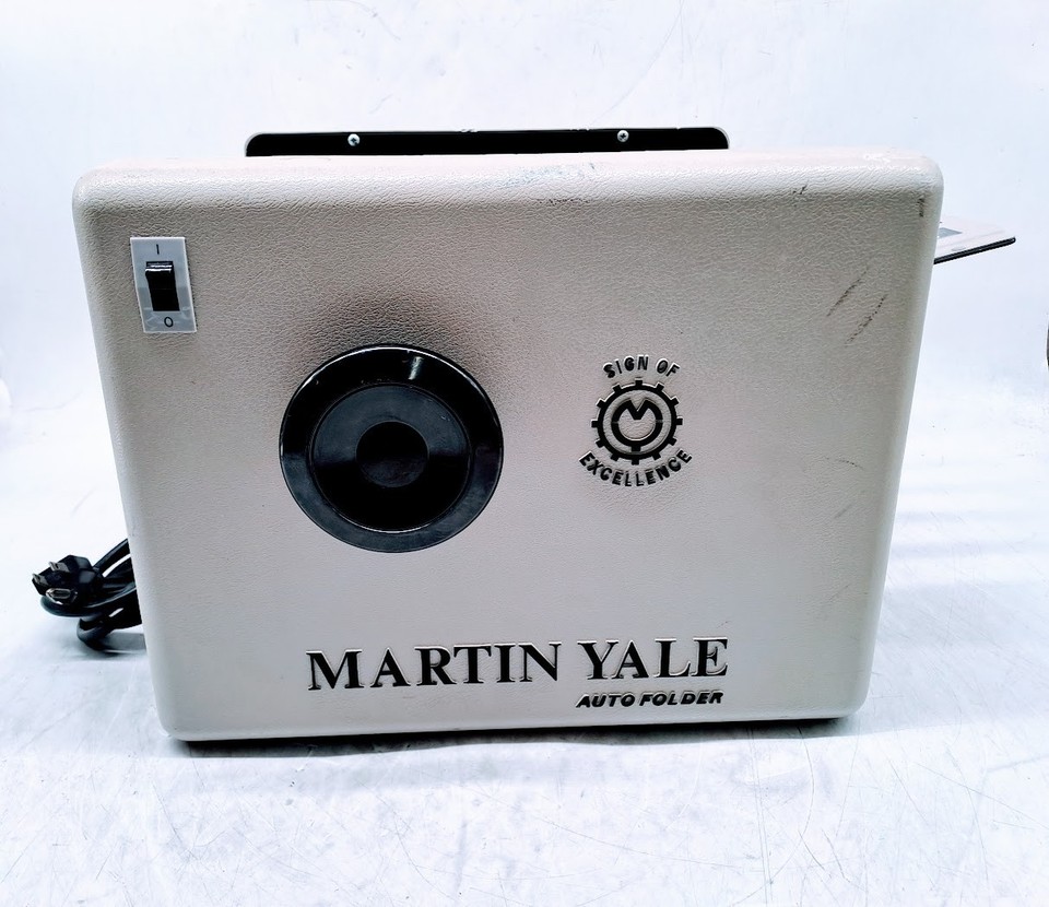Martin Yale CV-7 Auto Folder Automatic Paper Folding Machine -missing ...