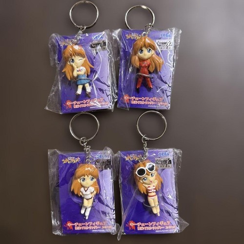 Evangelion Eva Asuka Keychain 4 Piece Gym Clothes Suit Bandai Japan ...