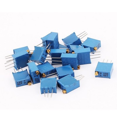 20 Pcs 3296W 1K ohm Multiturn Potentiometer Pot Variable Resistor | eBay