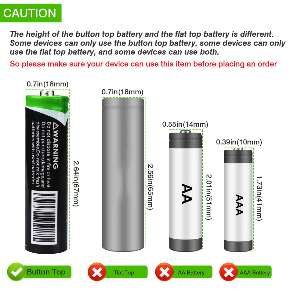 10pcs 3.7V 3000mAh Batteries Rechargeable Battery & Charger for Flashlight Torch | eBay