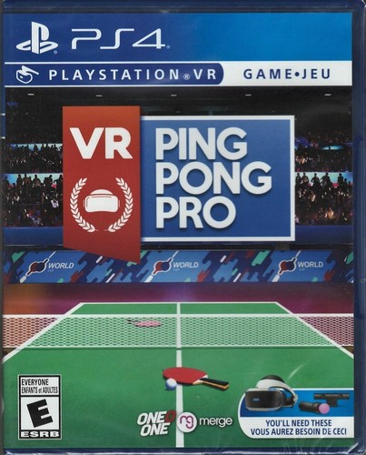 VR Ping Pong Pro (PlayStation VR) PS4 (Brand New Factory Sealed US ...
