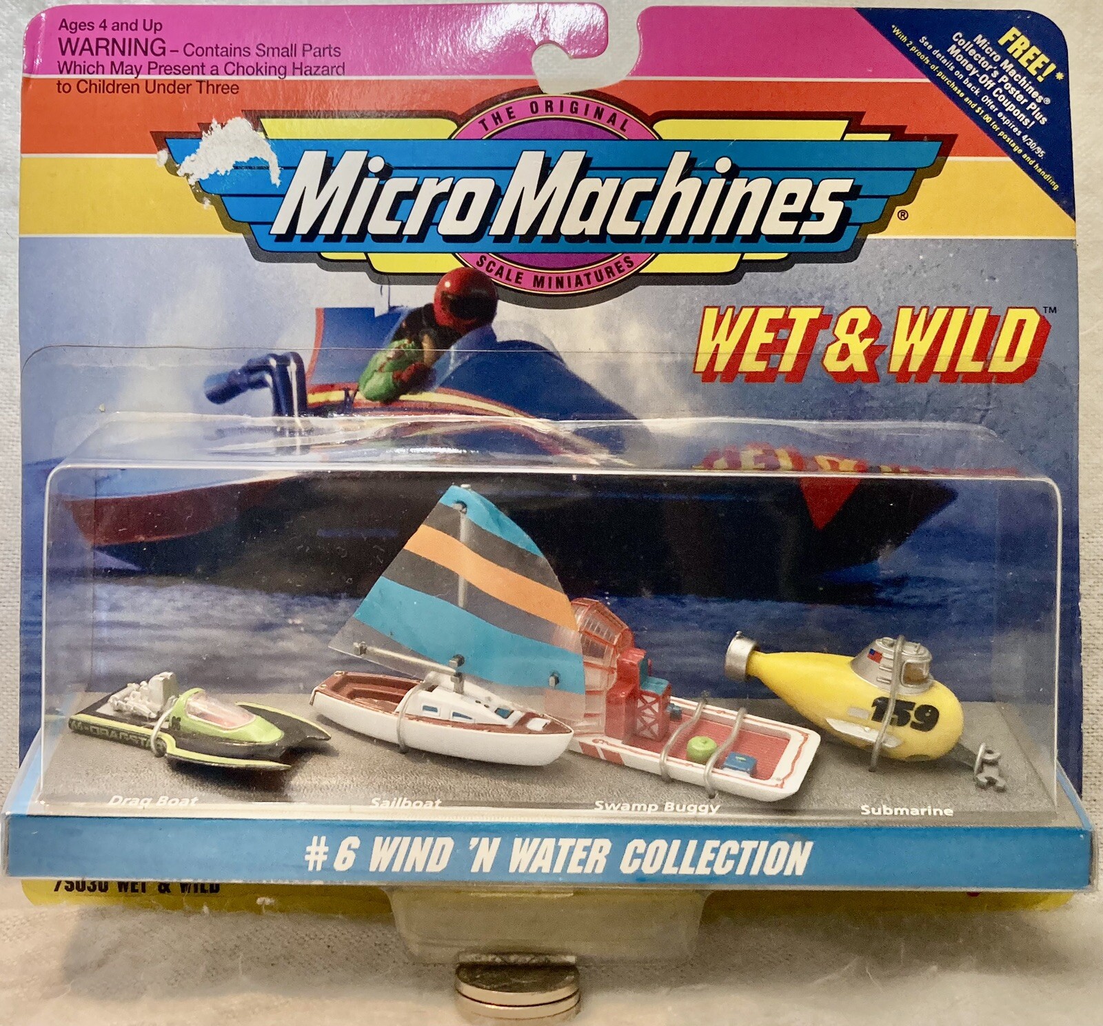 Galoob Micro Machines 1993 Wet & Wild #6 Wind ‘N Water Collection | eBay