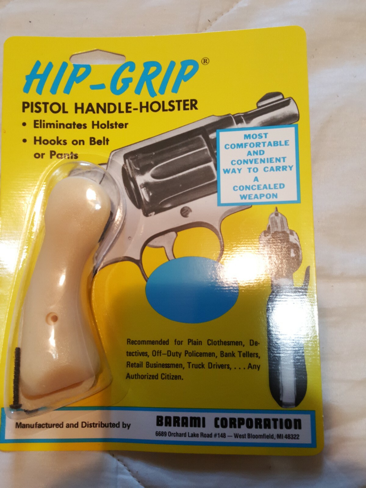 Barami Hip Grip Natural #89-D Rossi Model M68 M88 Pistol Handle Holster ...