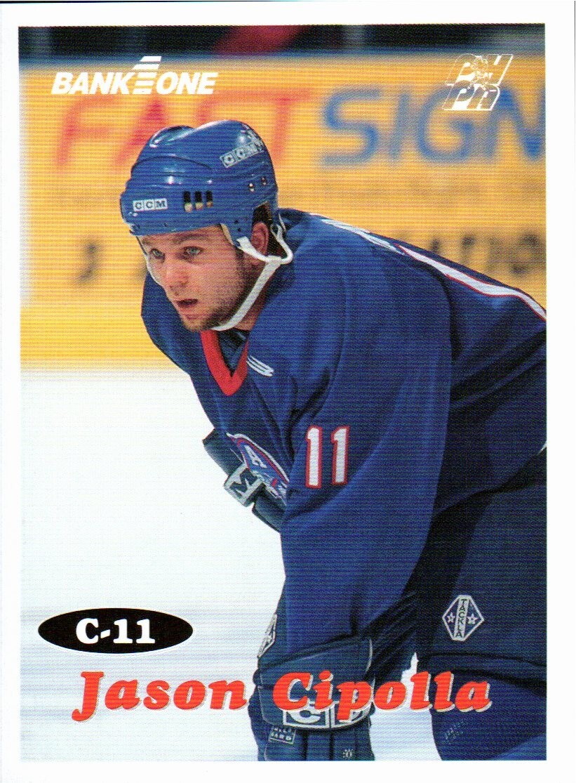 Jason Cipolla 1997-98 Milwaukee Admirals | eBay