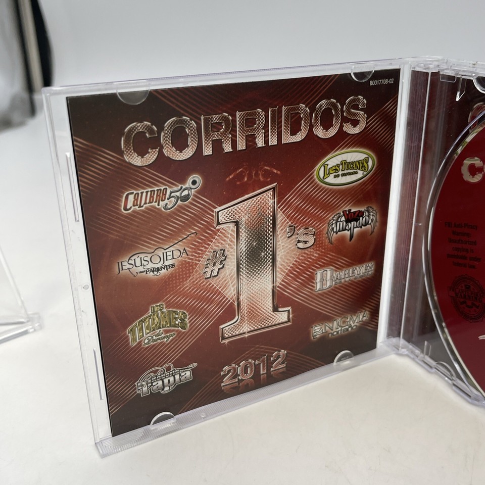 Various Artists Corridos # 1's 2012 (Audio CD) Disa Records Compilation ...