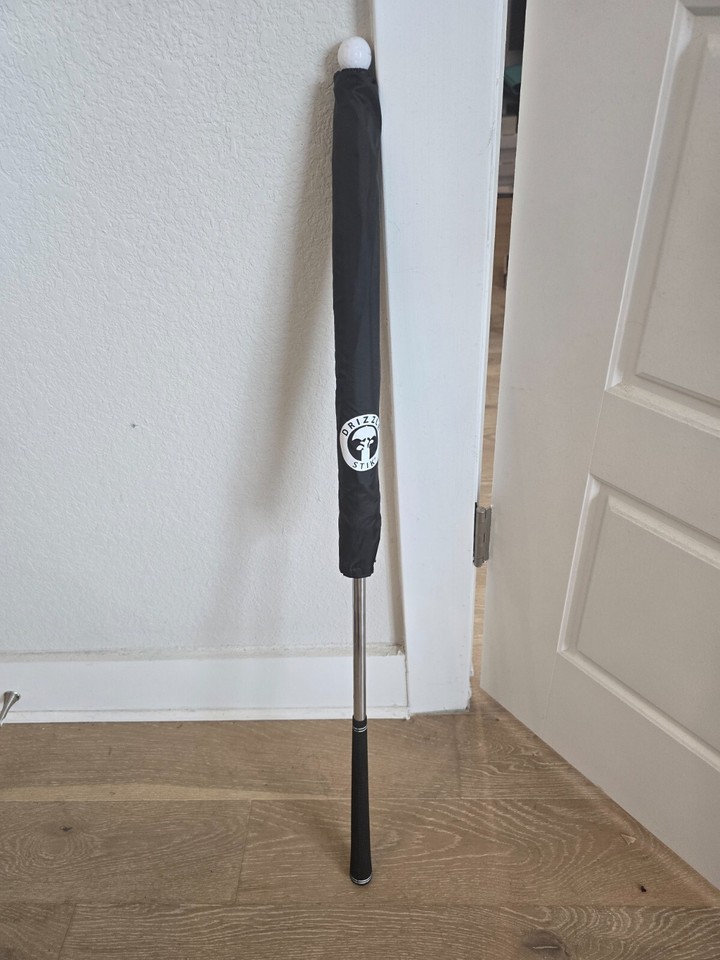 Drizzle Stik Golf Bag Umbrella Golf Club Rain Cover Drizzle Stick Black ...