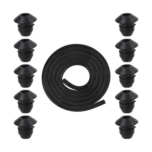 10X Fuel Tank Bushing Grommet+2X Fuel For Husqvarna 580457501 Replaces ...