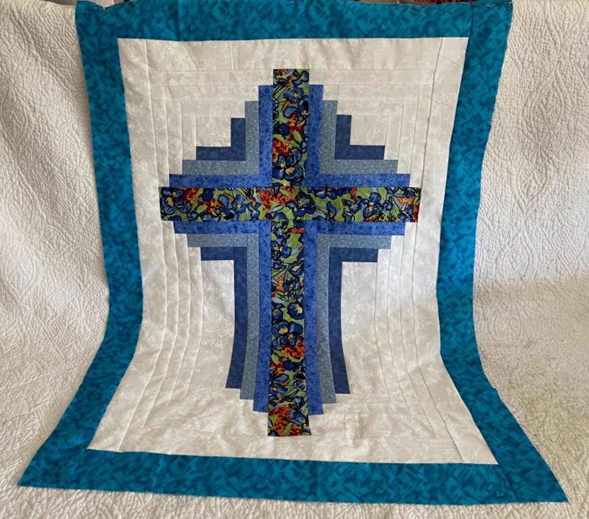 Log Cabin Cross Quilt Pattern Lisa Swenson Ruble | Meet My Best