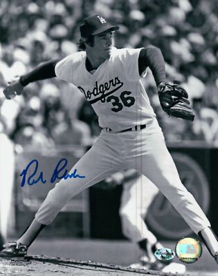 Rick Rhoden Signed 8X10 Photo Autograph Los Angeles Dodgers B/W Pitch ...