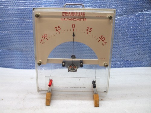 Huge Galvanometer Fabri-Tek Laboratory Classroom learning scientific Gauge tool | eBay