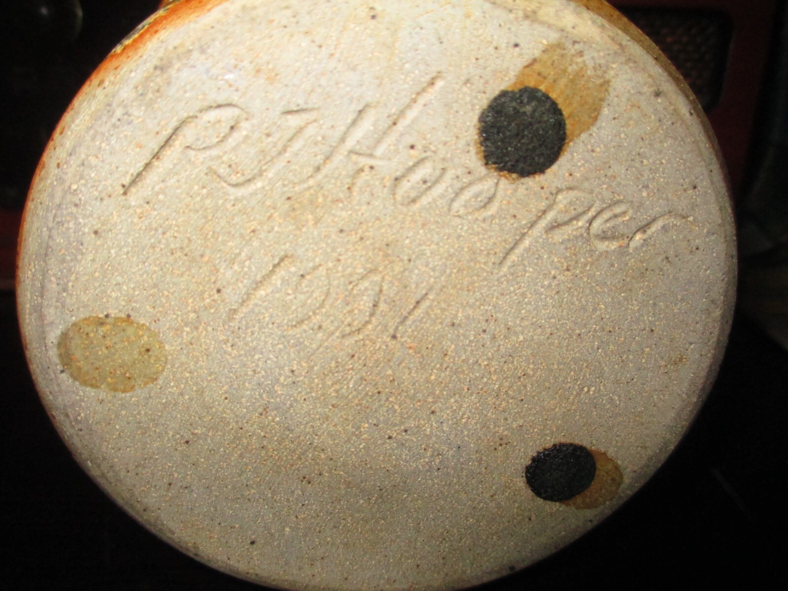 PJ Hooper North Carolina Pottery 5 INCH BOWL r Vintage Signed 1991 | eBay