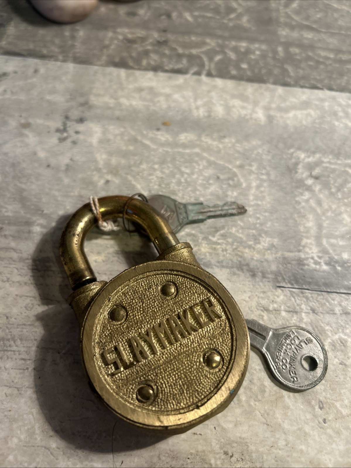 Vintage Slaymaker Padlock With Working 2 Keys | eBay