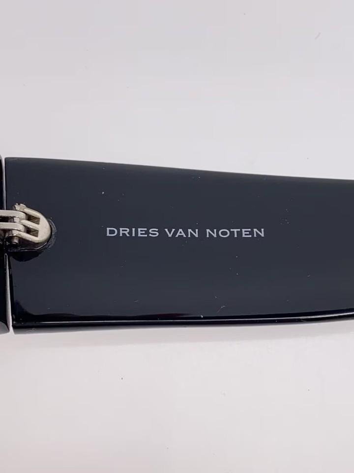 DRIES VAN NOTEN Men's Oval Plastic Sunglasses in Black and Green, Size ...
