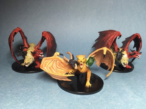 Chimera Lot of 3 minis - Legendary Adventures Heroes & Monsters - D&D ...
