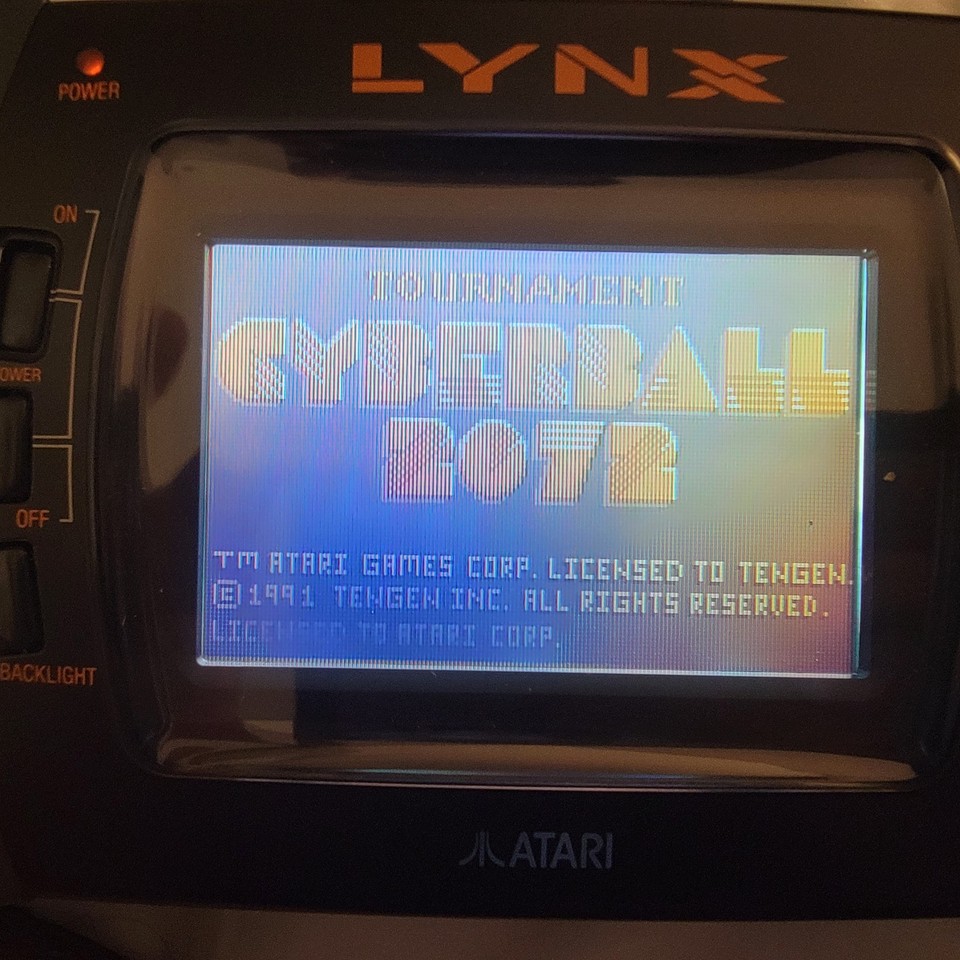 Atari Lynx 2 Handheld System, Tested & Works, 2 Games Included, Very ...