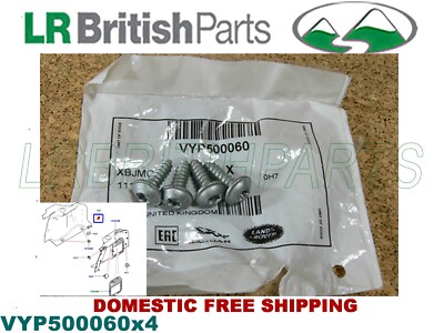 GENUINE LAND ROVER QUARTER TRIM SCREW SET RANGE ROVER EVOQUE VYP500060 ...