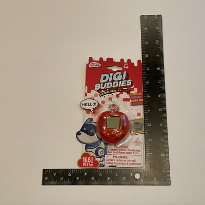 New Grafix Digi Buddies Red Virtual Reality Pet 168 Pets To Play Free ...