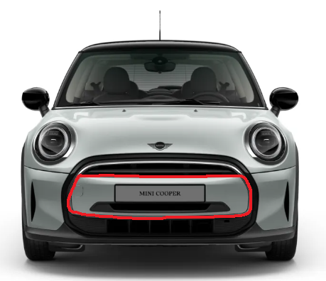 Mini Cooper LCi2 (2021-22)Genuine Front Facing Bumper Middle Panel ...