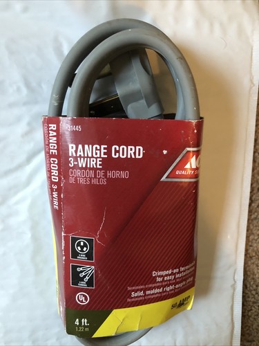 NEW 3-Wire 50A Amp Range Oven Appliance Electric Heavy Duty Power Cord ...