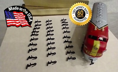 30 Pack of HO Scale Horn Hook Couplers (Small Hole Couplers) | eBay