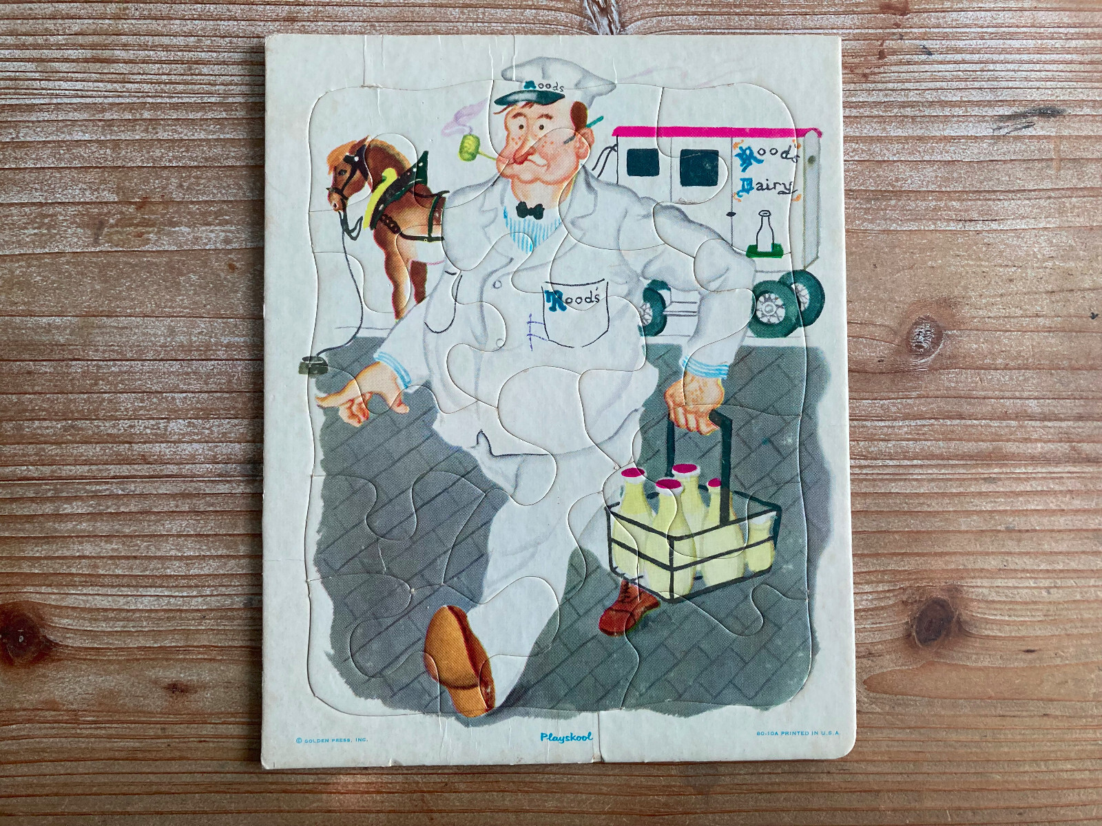 Milkman Tray Puzzle, Playskool, 1950s, Vintage Toy | eBay